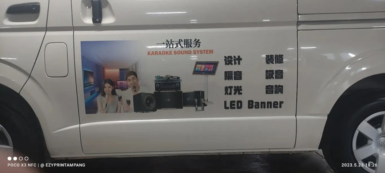 Sticker Installation Service – EzyPrintAmpang